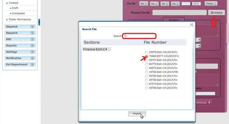 eOffice - How to use File Migration