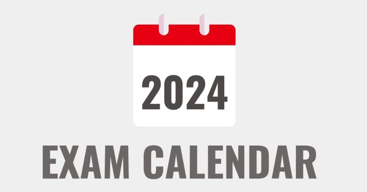 Calendar of Departmental Examinations scheduled to be held in the year ...